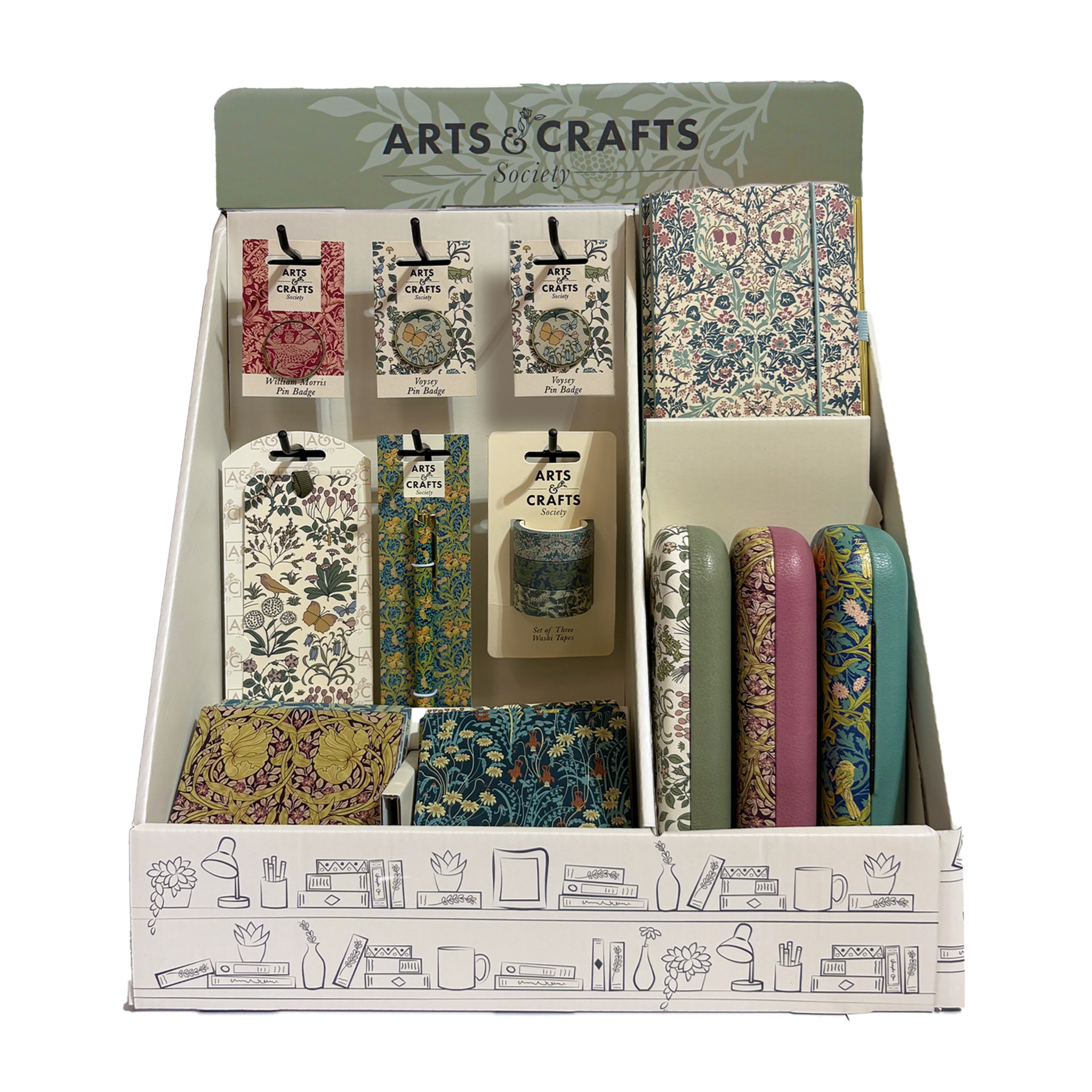 Mixed Counter Top Display - Arts & Crafts – www.halfmoonbaybydesign.com