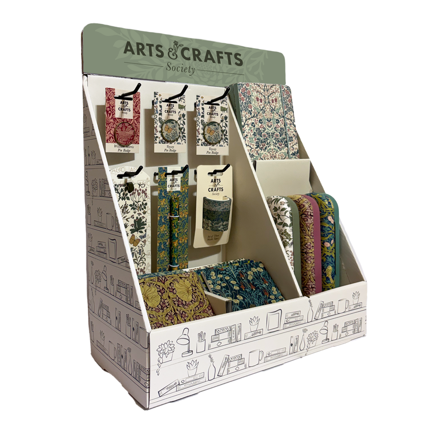 Mixed Counter Top Display - Arts & Crafts – www.halfmoonbaybydesign.com