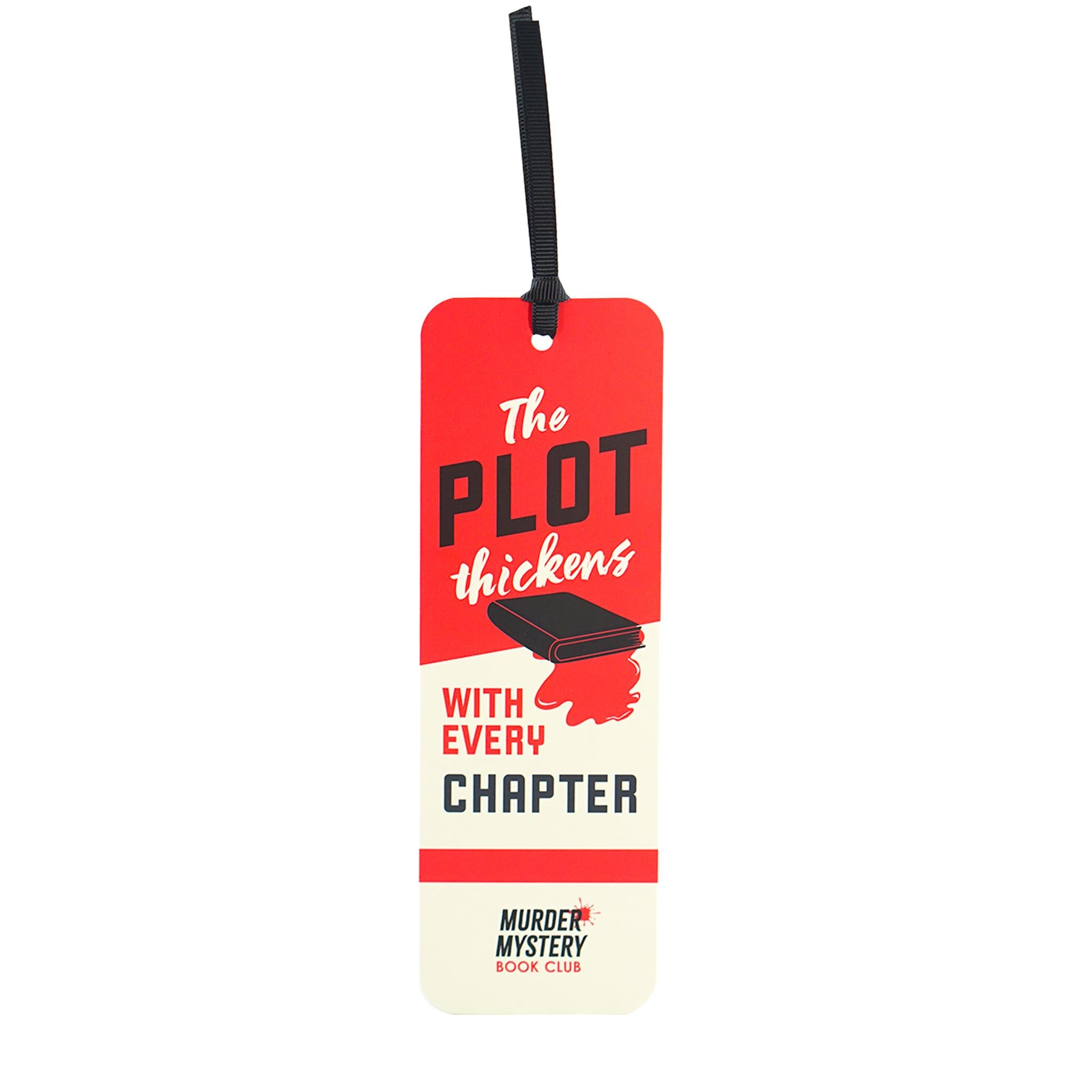 Bookmark Paper - Murder Mystery Club – www.halfmoonbaybydesign.com